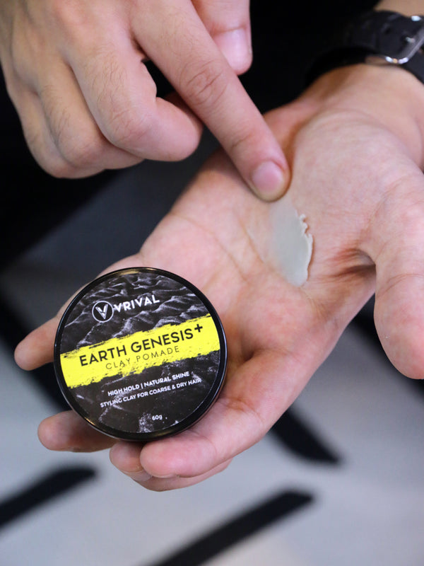 REGULAR PACK | Earth Genesis Clay Pomade by VRIVAL | 60g